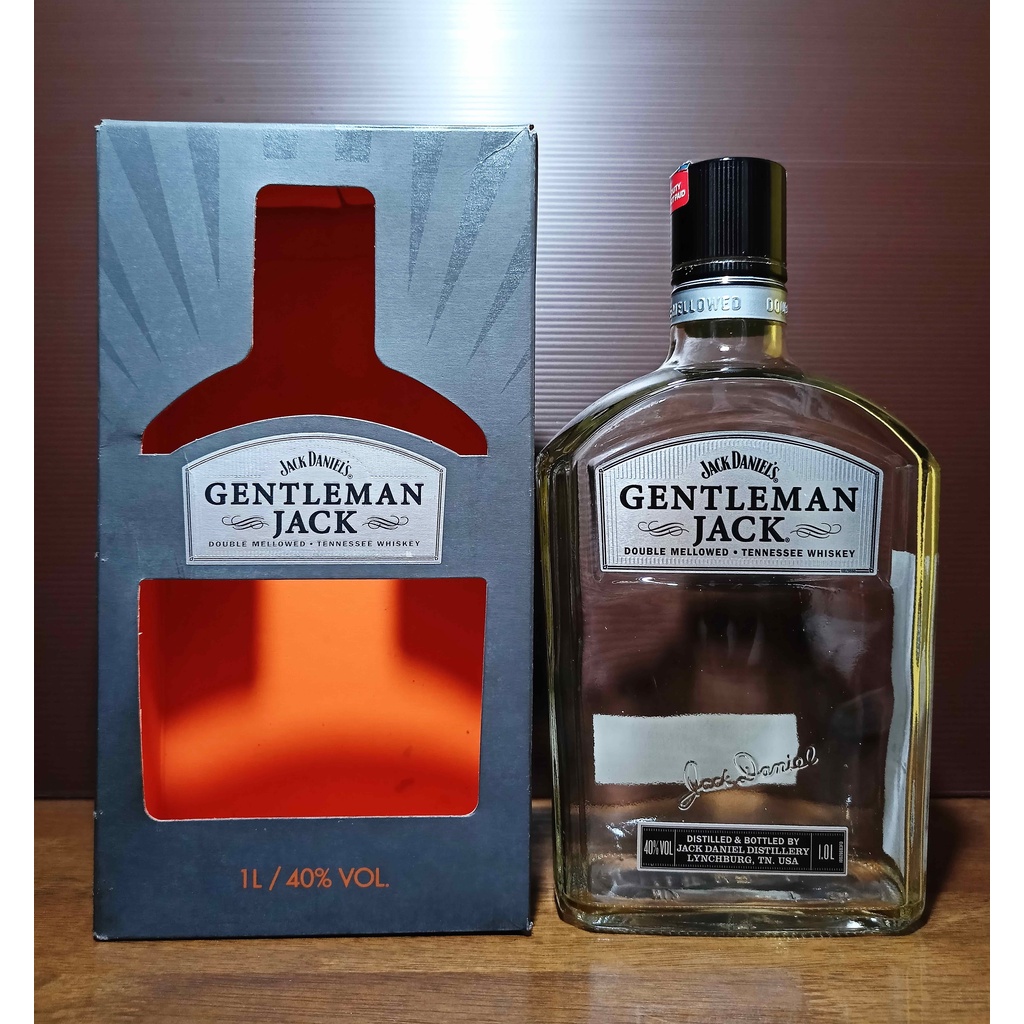 Jual Botol bekas Jack Daniels Gentleman Jack 1 Liter + Box | Shopee ...
