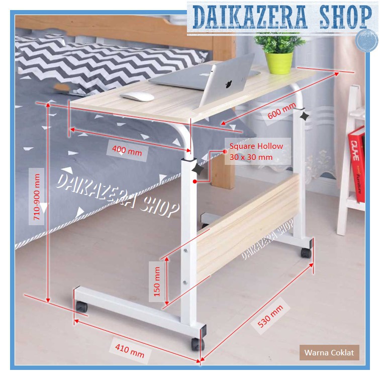 Jual Meja Kerja Belajar Serbaguna Laptop Dorong Lipat Adjustable ...