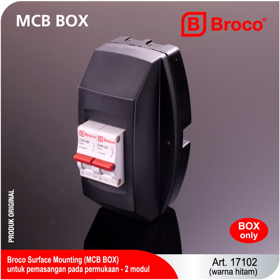 Jual Broco Electrical 17102 Box MCB 2 Group OB | Shopee Indonesia