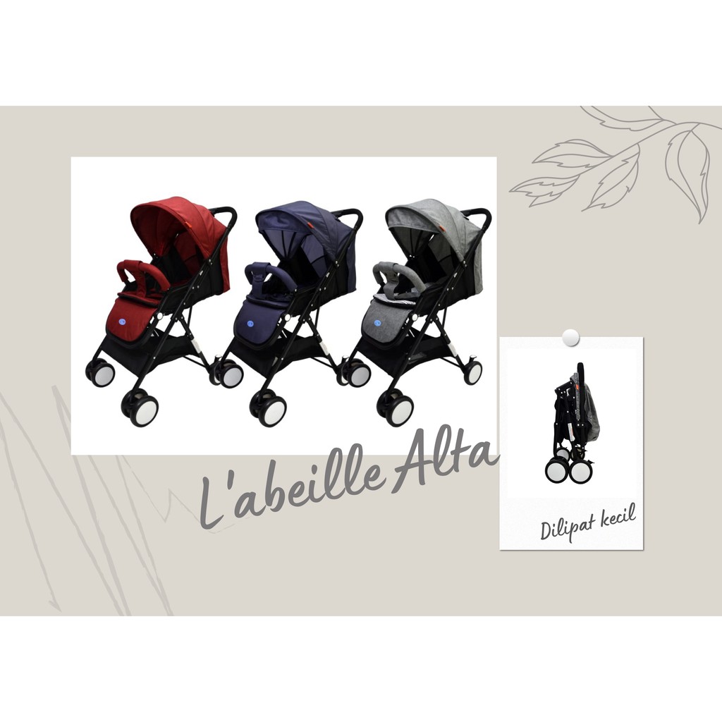 Jual L'abeille Stroller Alta |Stroller bayi | Shopee Indonesia