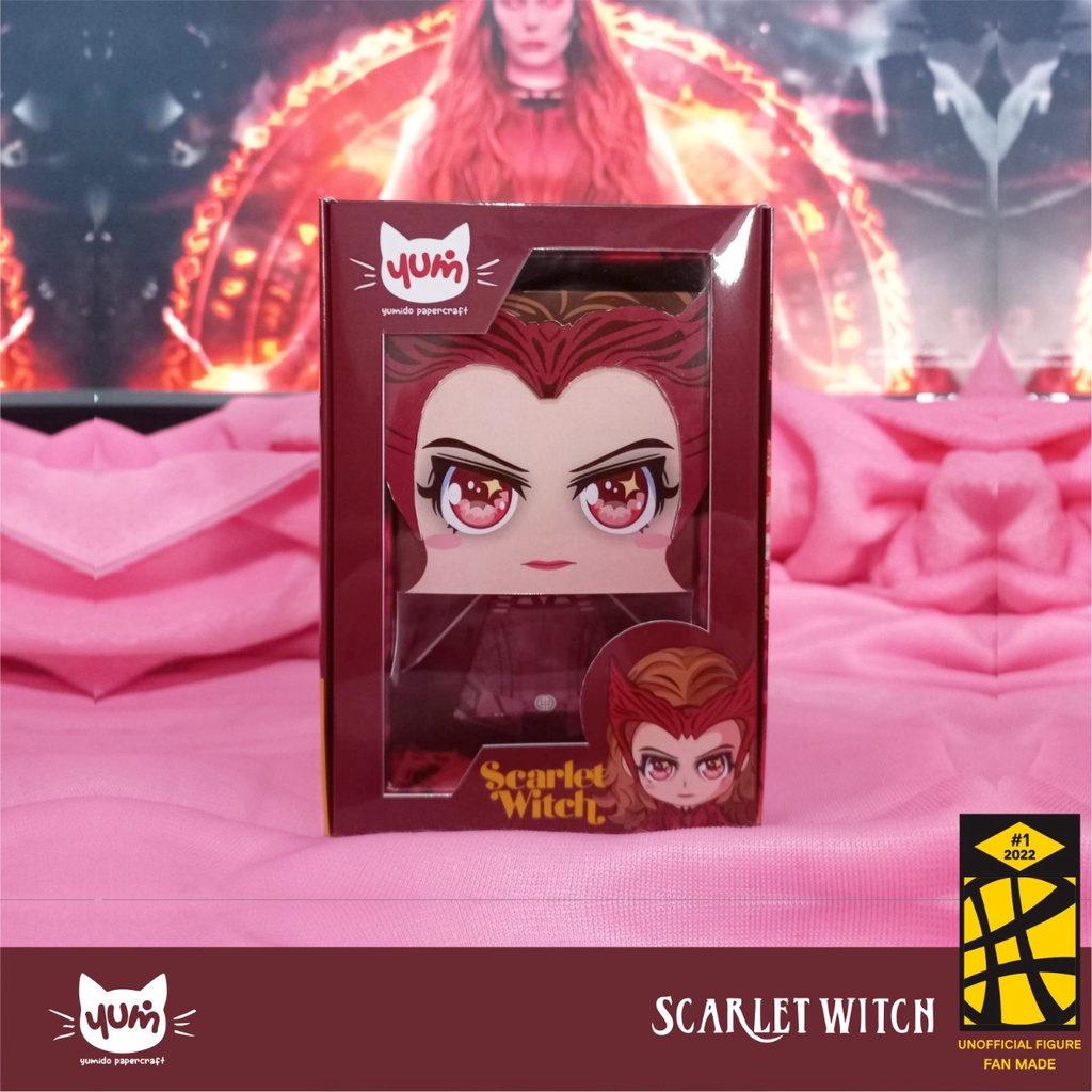 Jual Action Figure Papercraft Handmade Merchandise Marvel Scarlett ...