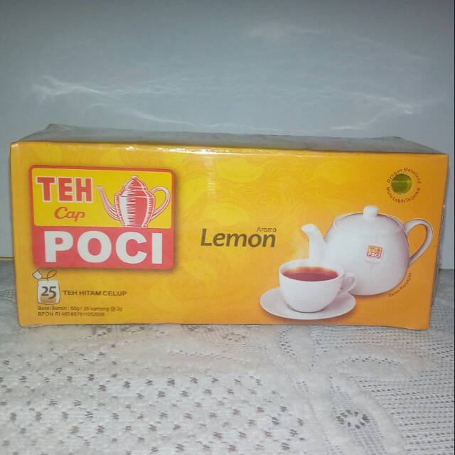 Jual Teh Celup Cap Poci Lemon | Shopee Indonesia