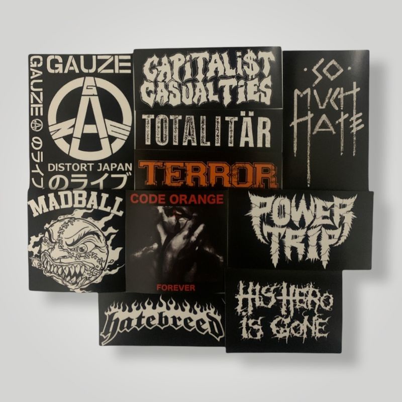 Jual Sticker band Hardcore (Gauze, Power Trip Madball, Totalitar ...