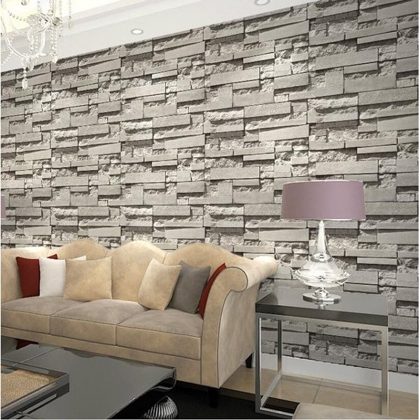 Jual Wallpaper Dinding Tembok Motif Batu Bata 3D Artistik Exclusive ...