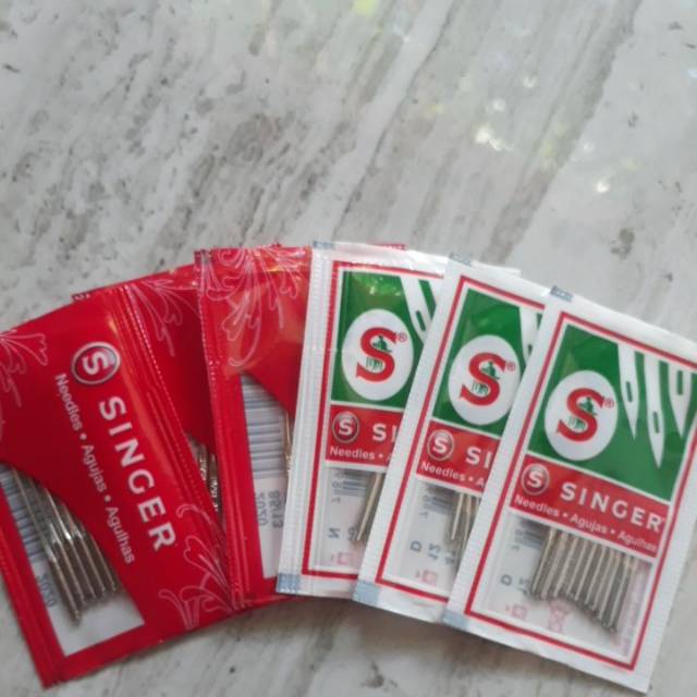 Jual Jarum Mesin Jahit Merk Singer Portable Tradisional Hitam | Shopee ...