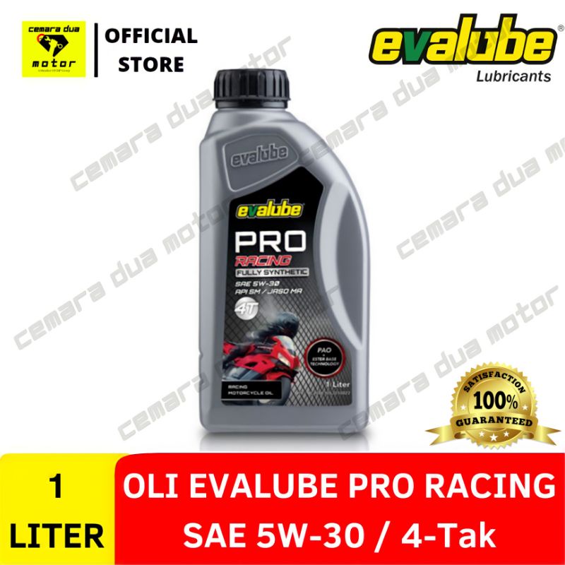 Jual OLI EVALUBE PRO RACING FULL SYNTHETIC SAE 5W-30 1 LITER OLI ...