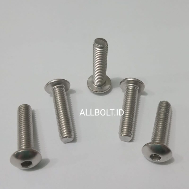 Jual Baut L button stainless 8/5mm x 20mm (2 biji) | Shopee Indonesia