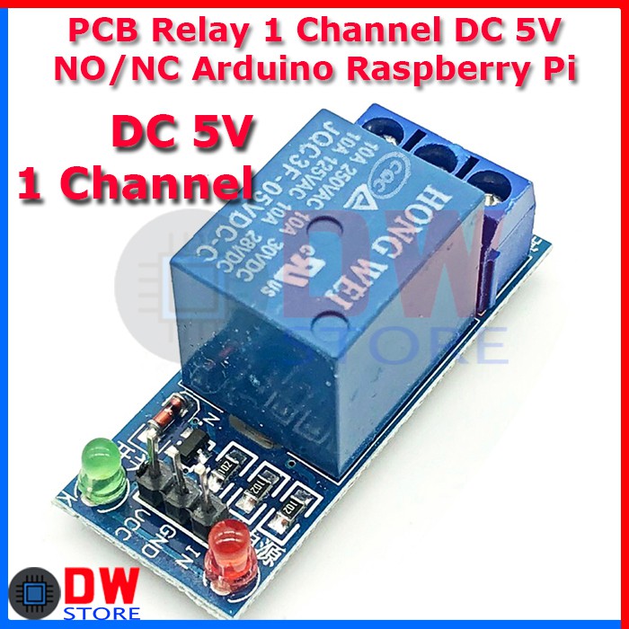 Jual PCB 1 Channel Relay Module / Relay Expansion Board 1 ch DC 5V NO ...