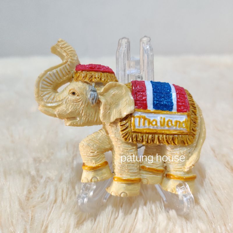 Jual Fridge Magnet Kulkas Negara Thailand Bangkok Gajah Elephant Kuning ...