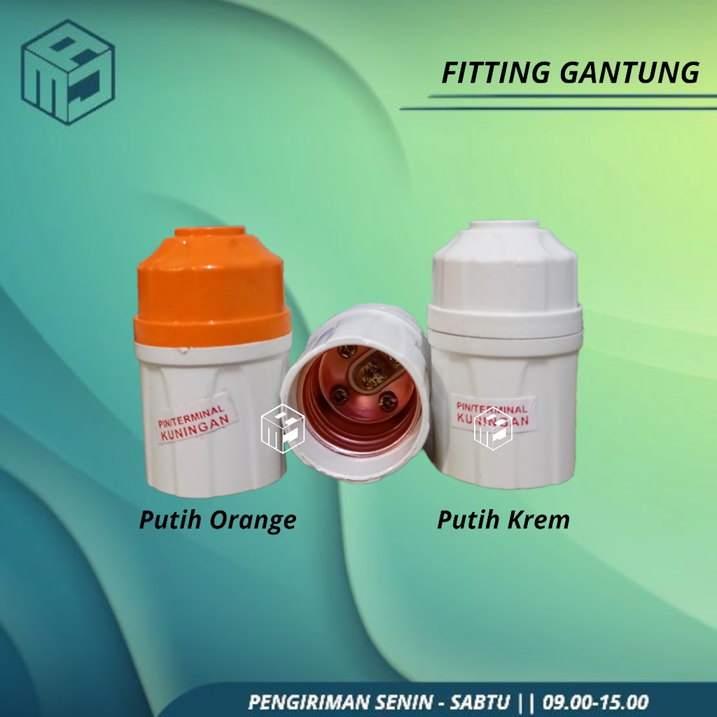 Jual Fiting Gantung E27 Kuningan Dudukan Rumah Tempat Bohlam LED Digantung Fitting Piting Murah ...