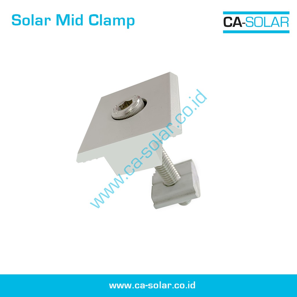 Jual Mounting Solar Mid Clamp / Solar PV / Panel Surya | Shopee Indonesia