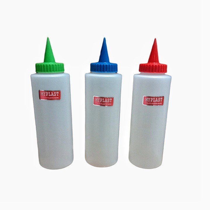 Jual Botol kecap kecil, besar 300ml / botol kecap dan saos 300ml/ botol ...