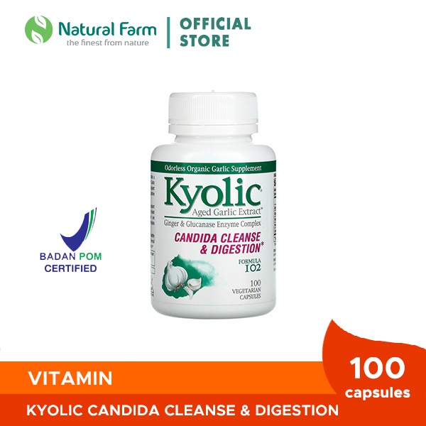 Jual Kyolic 102 Candida Cleanse & Digestive - 100 Capsules | Shopee ...
