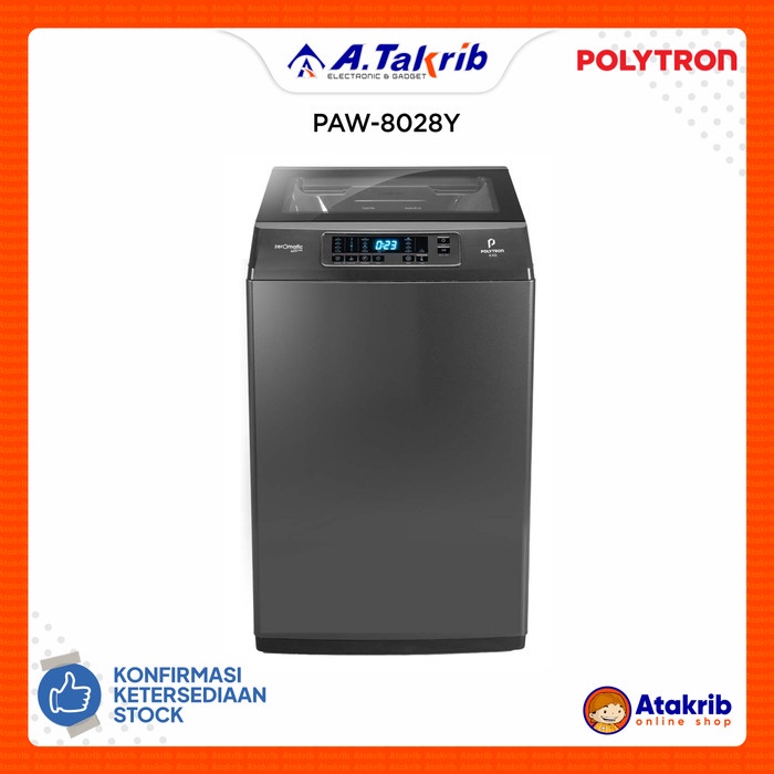 Jual POLYTRON TOP LOADING PAW-8028Y [8 Kg] | Shopee Indonesia