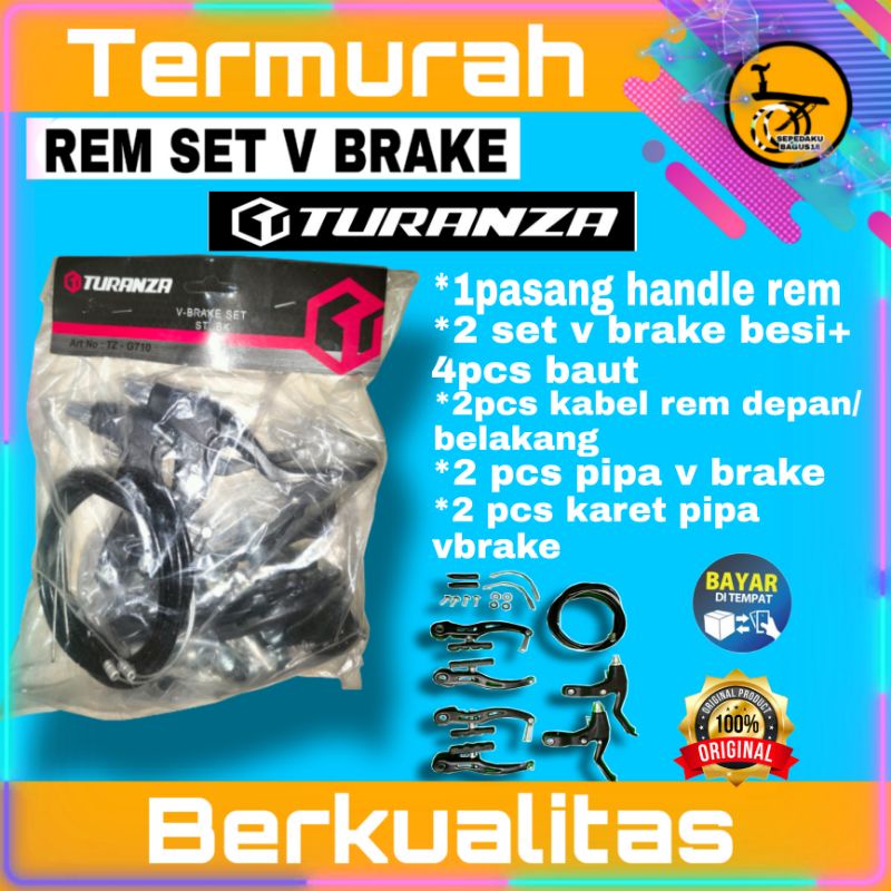 Jual rem sepeda satu set rem sepeda Turanza rem sepeda BMX rem sepeda ...