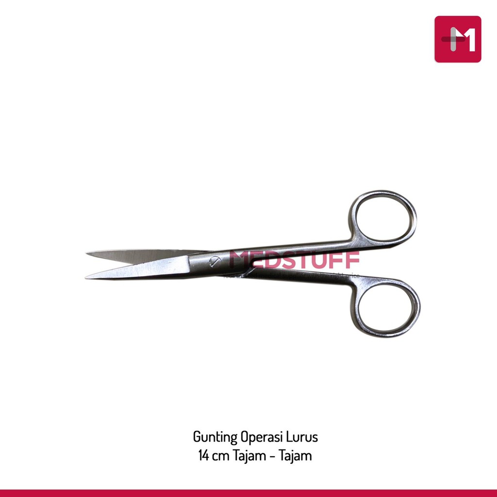 Jual Gunting Operasi Bedah Lurus 14cm Tajam Tajam | Shopee Indonesia