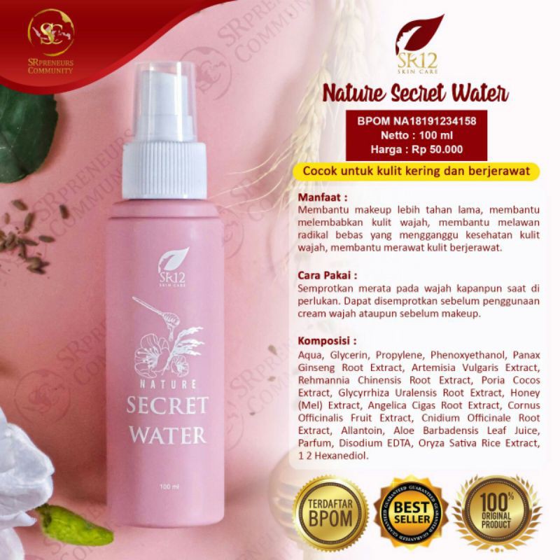 Jual NATURE SECRET WATER | Shopee Indonesia