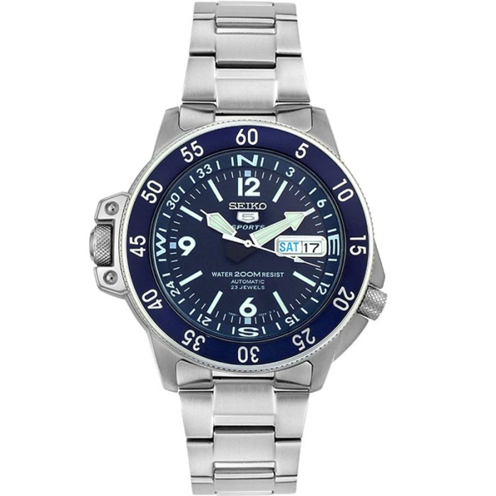 Jual Seiko Blue Atlas SKZ209 / SKZ209K1 Automatic Map Meter | Shopee ...