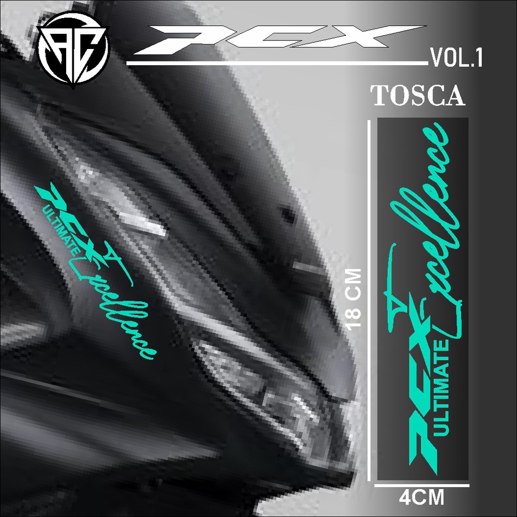 Jual Cutting Sticker PCX - Stiker Lis Variasi Motor Honda PCX Exceed ...