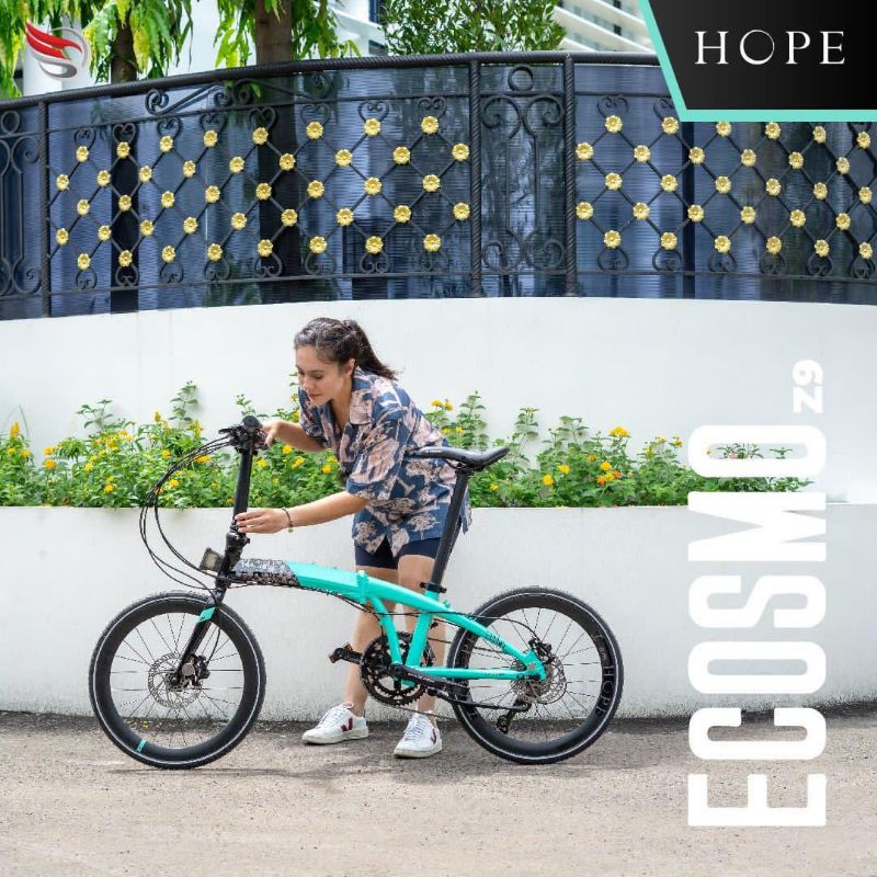 Jual Sepeda lipat ecosmo z9 bike for hope featuring wulan guritno ...
