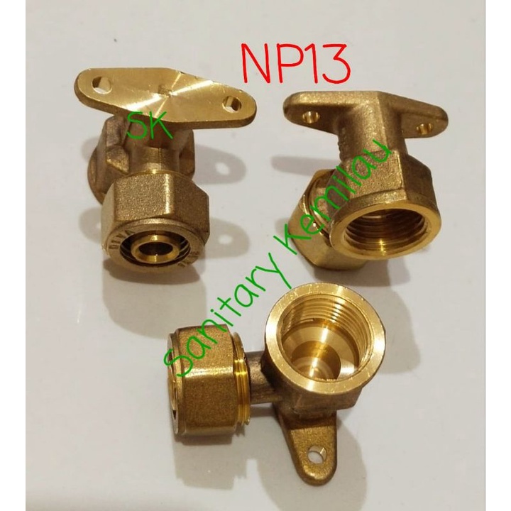 Jual Sambungan Pipa Air Panas Water Heater Kuningan 1216-1/2 inch | Shopee Indonesia