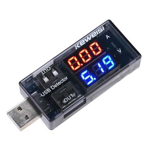 Jual KEWEISI USB Charger Power Current Voltage Tester Detector - KWS ...