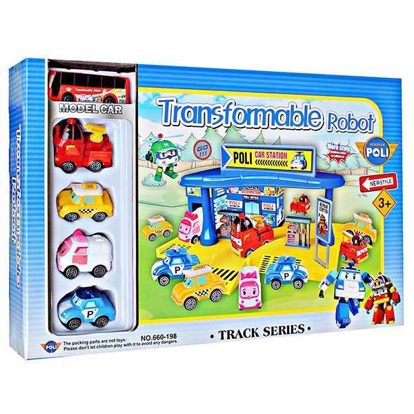 Jual ROBOCAR POLI TRACK TRANSFORMABLE ROBOT POLI 660-198 | Shopee Indonesia
