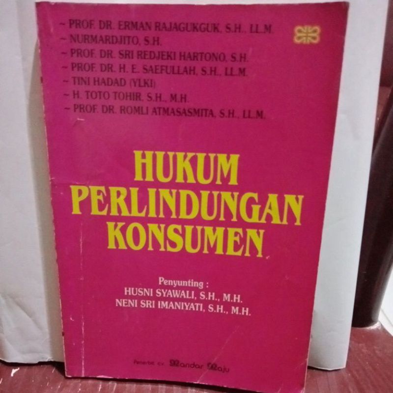 Jual HUKUM PERLINDUNGAN KONSUMEN BAIK PROF DR ERMAN RAJAGUKGUK | Shopee Indonesia