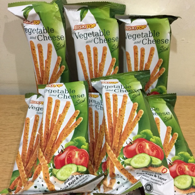 Jual Vegetabel and chess biskuit stik rasa sayur dan keju | Shopee ...