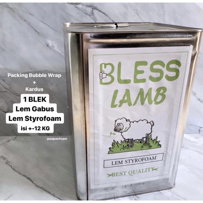 Jual 1 Blek Lem Gabus Styrofoam BLESS LAMB ( 12 KG ) CARGO KHUSUS PULAU ...