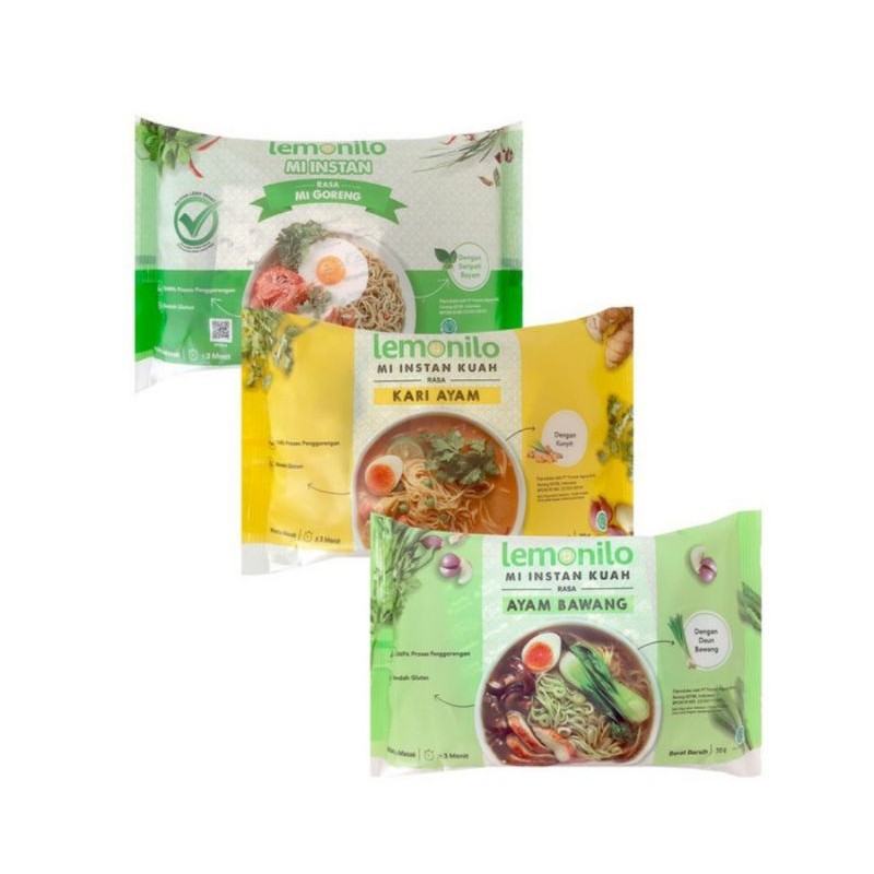 Jual Lemonilo Mie Instant Sehat No MSG | Shopee Indonesia