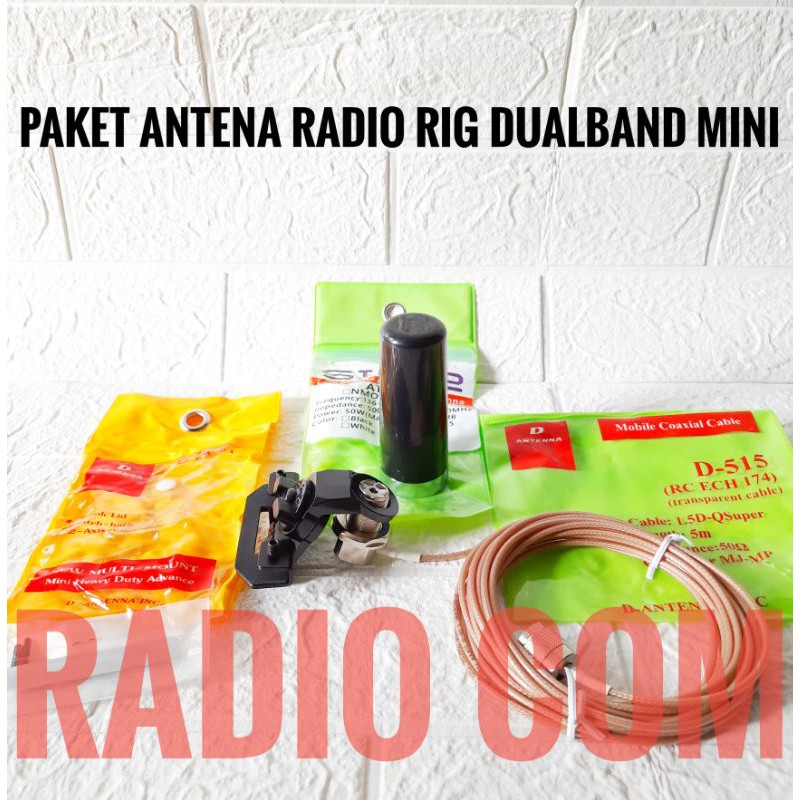 Jual PAKET ANTENA MOBIL DUALBAND - ANTENA RIG MINI DUALBAND PLUS PAKET ...
