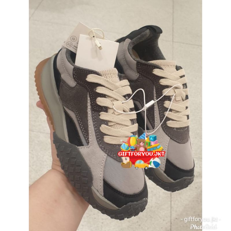 Jual Sepatu Kets Anak Cowok LEATHER SNEAKERS Boy Laki-laki Kasual ...