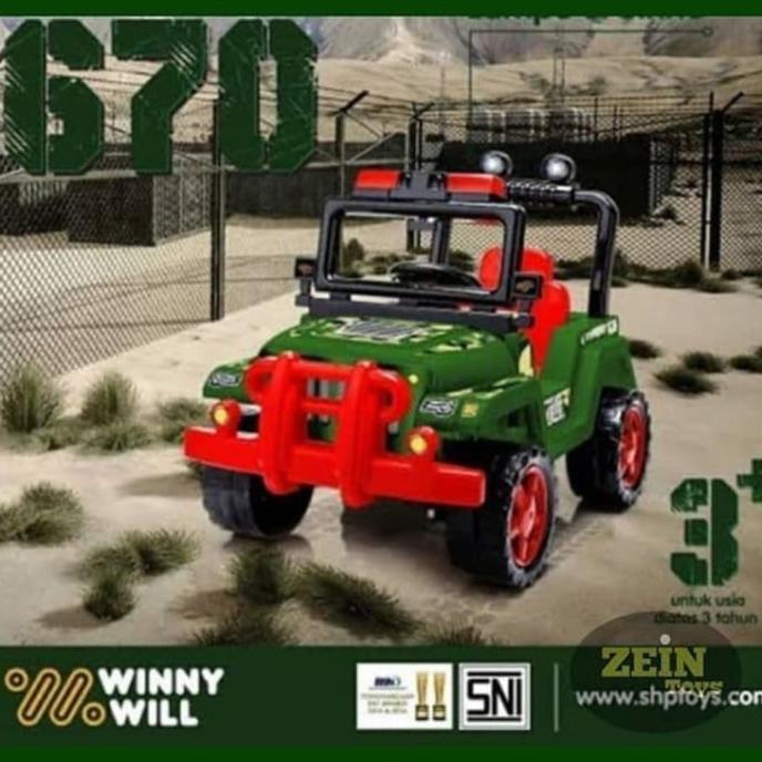 Jual MAINAN ANAK MOBIL JEEP KOMANDO ARMY SK 670 SHP / JEEP RIDE ON ...