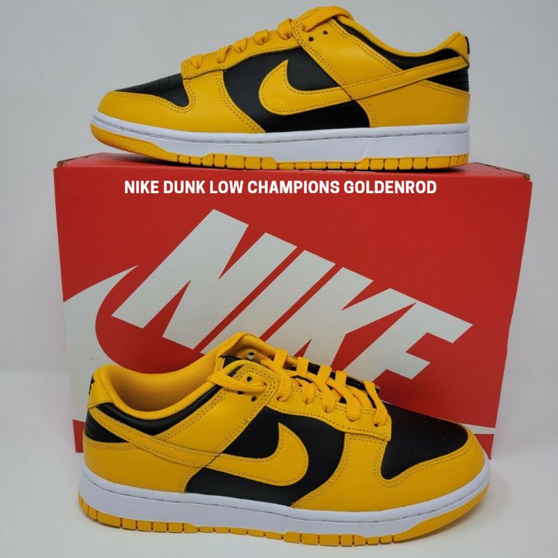 Jual NIKE DUNK LOW CHAMPIONS GOLDENROD PERFECT QUALITY | Shopee Indonesia