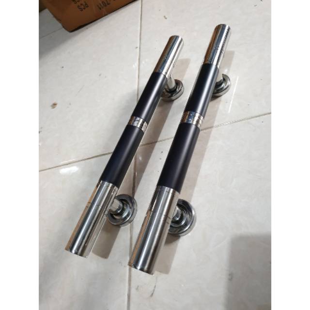 Jual Handle pintu stainless 33cm bulat hitam PROMO TERMURAH | Shopee ...