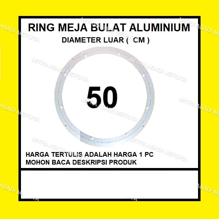 Jual Ring Meja 50 cm Bearing meja Laher Meja Roda Meja Putar Bulat ...