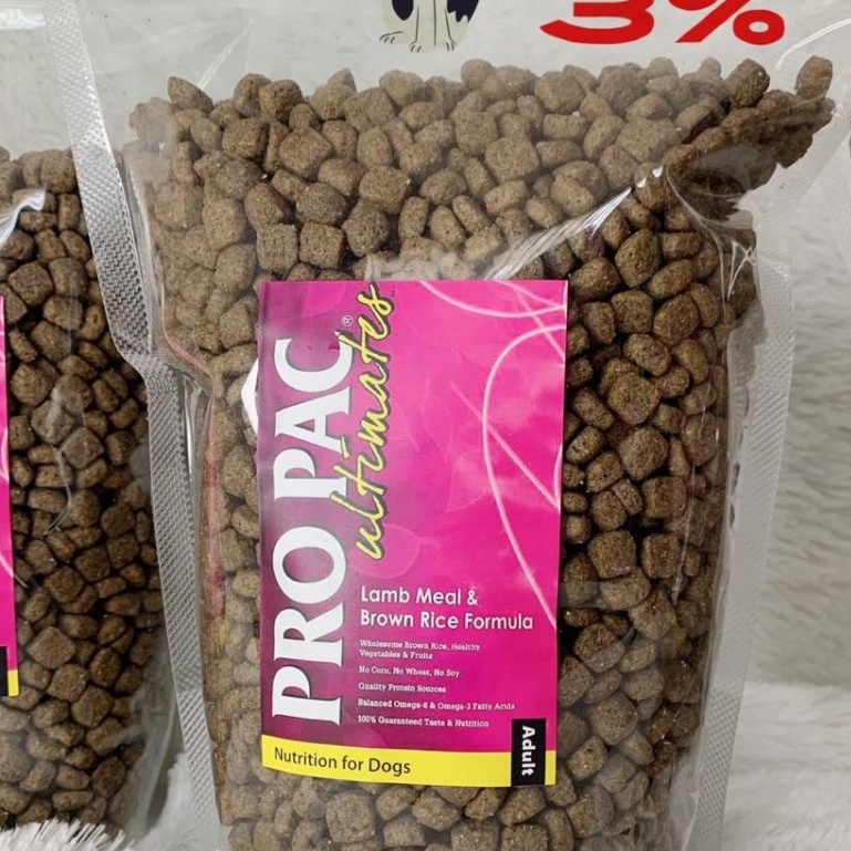 Jual PRO PAC 1KG DOG FOOD HOLISTIC - LAMB & BROWN RICE (REPACKING ...