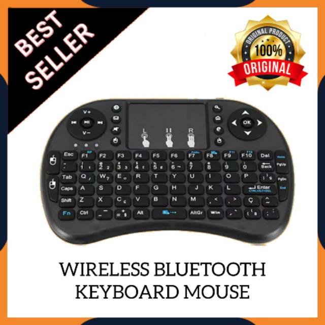 Jual MINI KEYBOARD KEYBOAD KEYBOT KEYBOD MINI WIRELESS I8 2.4G HANDHELD ...