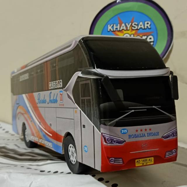 Jual Miniatur Bus bis SR2 ROSALIA INDAH | Shopee Indonesia