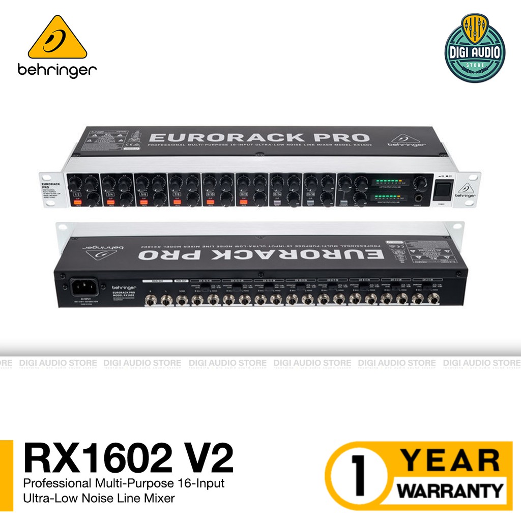 Jual Audio Mixer Behringer Eurorack RX1602 V2 - 16 Channel Line Rack ...