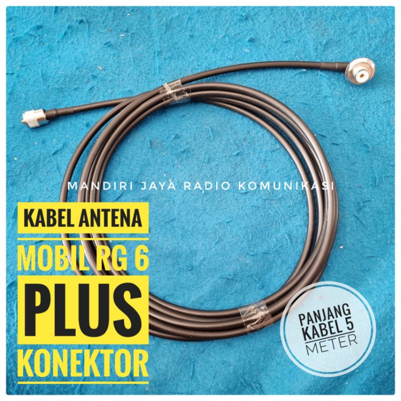 Jual KABEL ANTENA MOBIL RG 6 INER TUNGGAL PANJANG 5 M | Shopee Indonesia