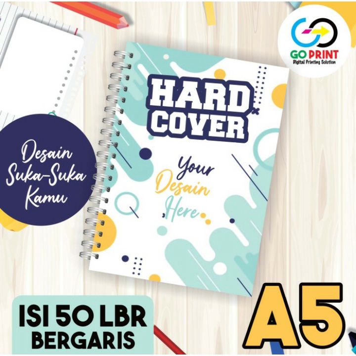 Jual Notebook Hardcover Custom A5 Spiral / Buku Catatan / Block Note ... Jual Notebook Hardcover Custom A5 Spiral / Buku Catatan / Block Note ...