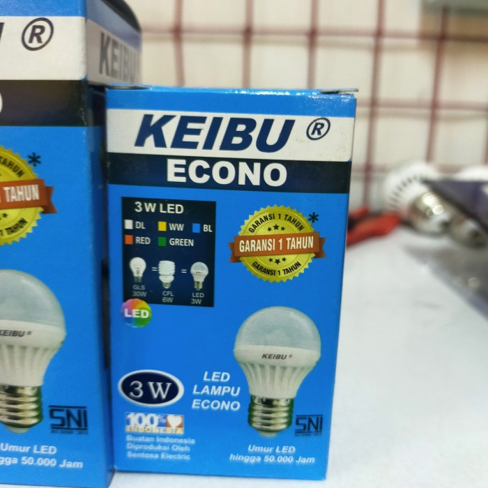 Jual Lampu Led Bulb Bohlam Econo 3w 5w Warna Red Green Blue Fitting E27 ...