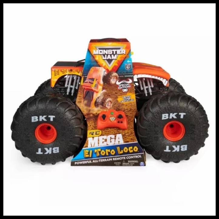 Jual Monster Jam Mega El Toro Loco All-Terrain Remote Control 1:6 Scale ...
