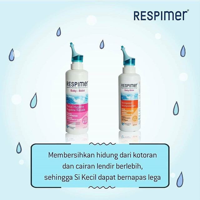 Jual Respimer Baby Decongestant with Comfort Tip 60ml dan Baby Nasal ...
