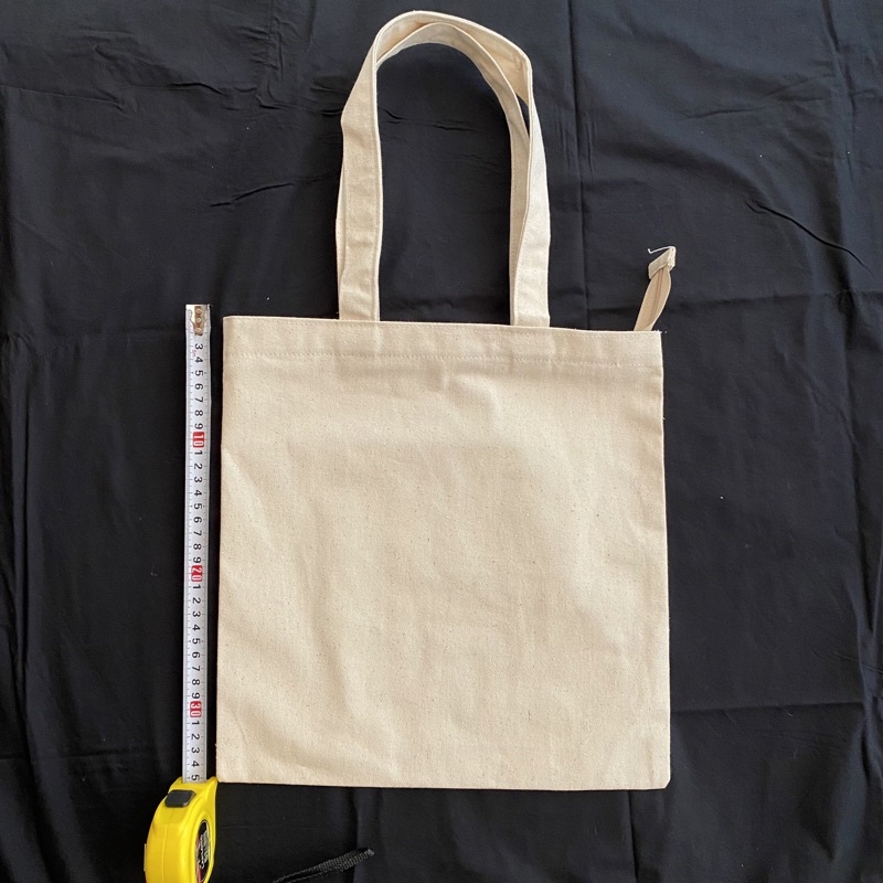 Jual Tote Bag Kanvas Blacu Polos Cotton Potrait - Totebag Canvas Polos Bahan Tebal - Totebag ...