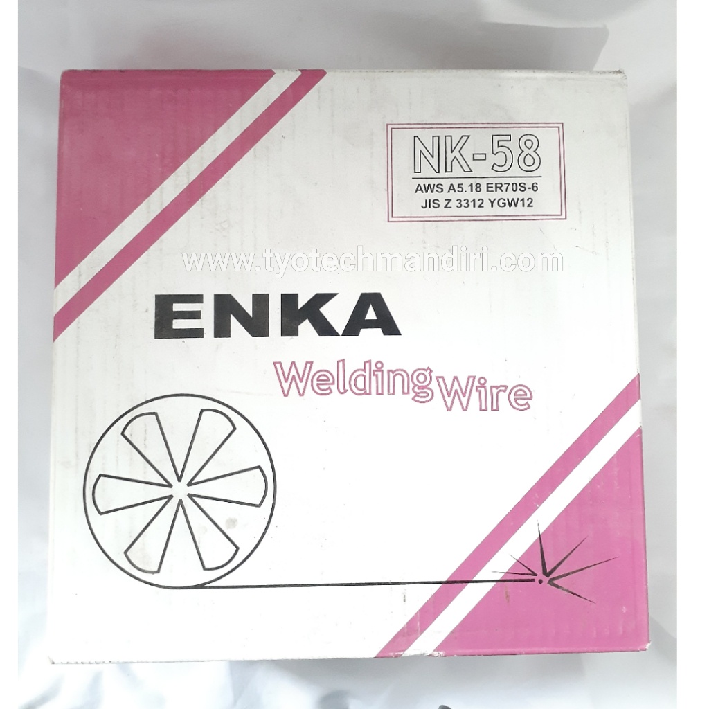 Jual Kawat Las CO2 1.6mm 15kg Mig Wire Enka NK58 ER70S6 Size : 1.6mm | Shopee Indonesia