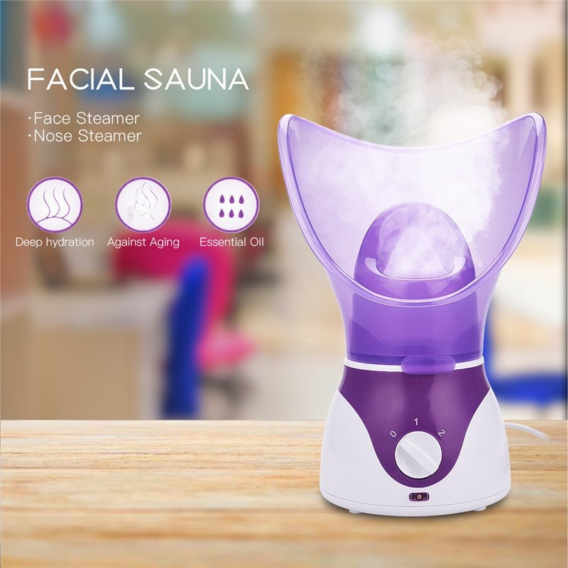 Jual Facial Steamer Face hot Steam sauna Spa alat uap Steamer Perawatan ...
