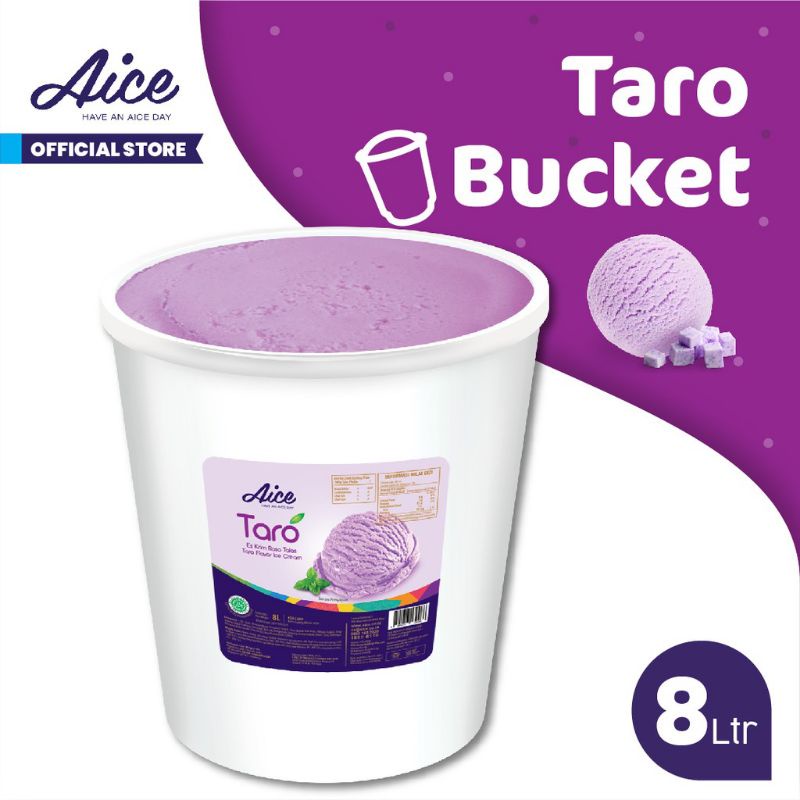 Jual Aice rasa taro kemasan ember 8 liter | Shopee Indonesia